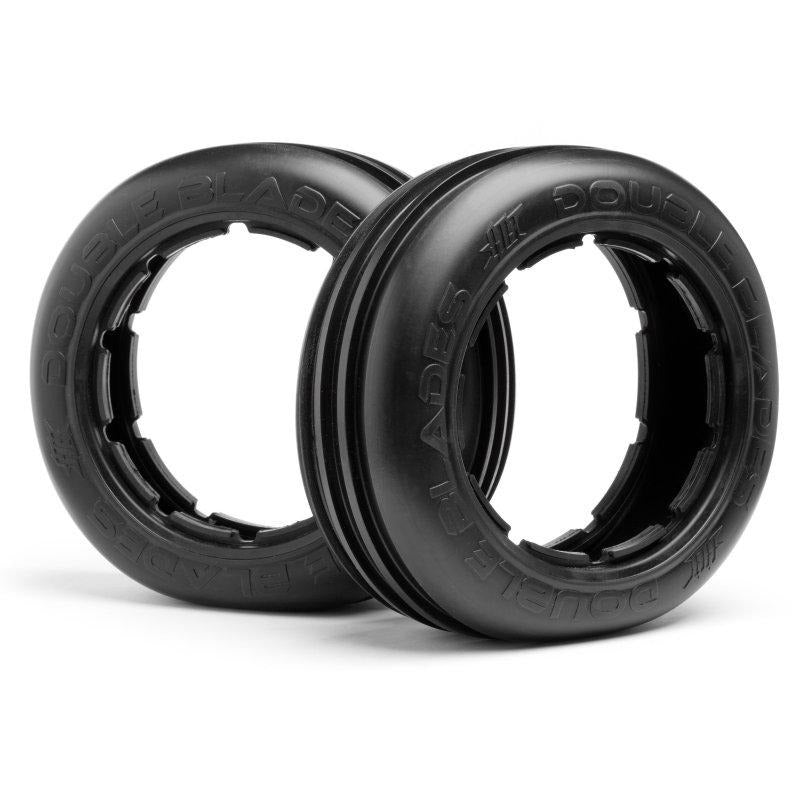 HPI Front Double Blade Tyres- Soft – RC Race Parts